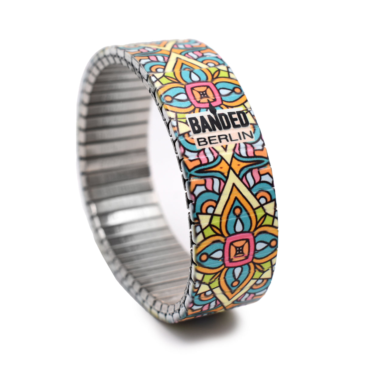 Mediterranean Tile - Amalfi - 18mm Classic Finish – Banded Bracelets