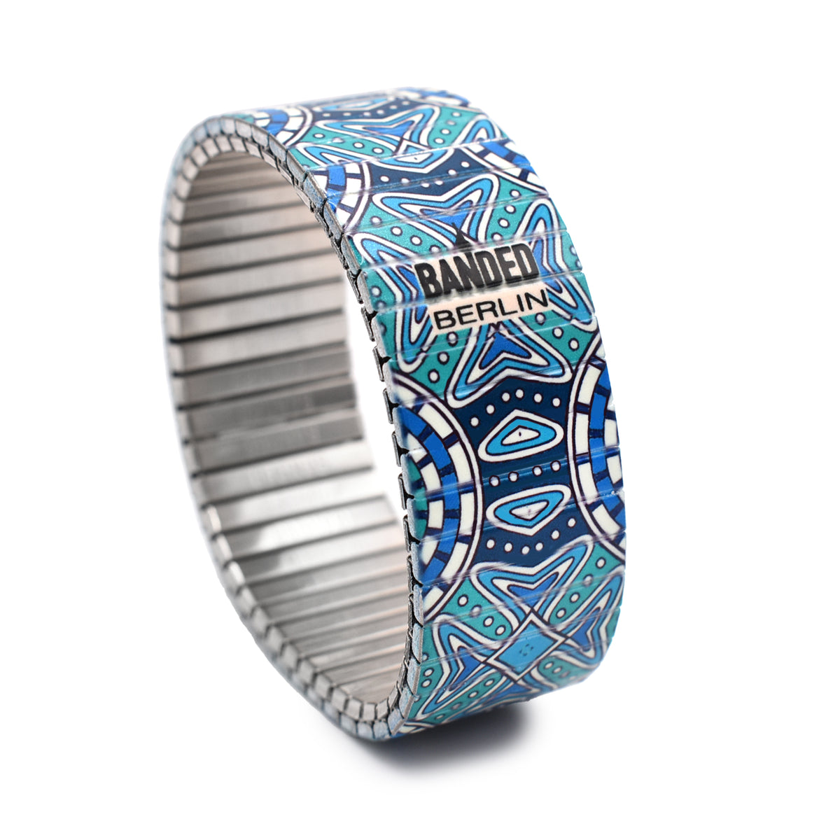 Mediterranean Tile - Alexandria - 23mm Classic Finish – Banded Bracelets