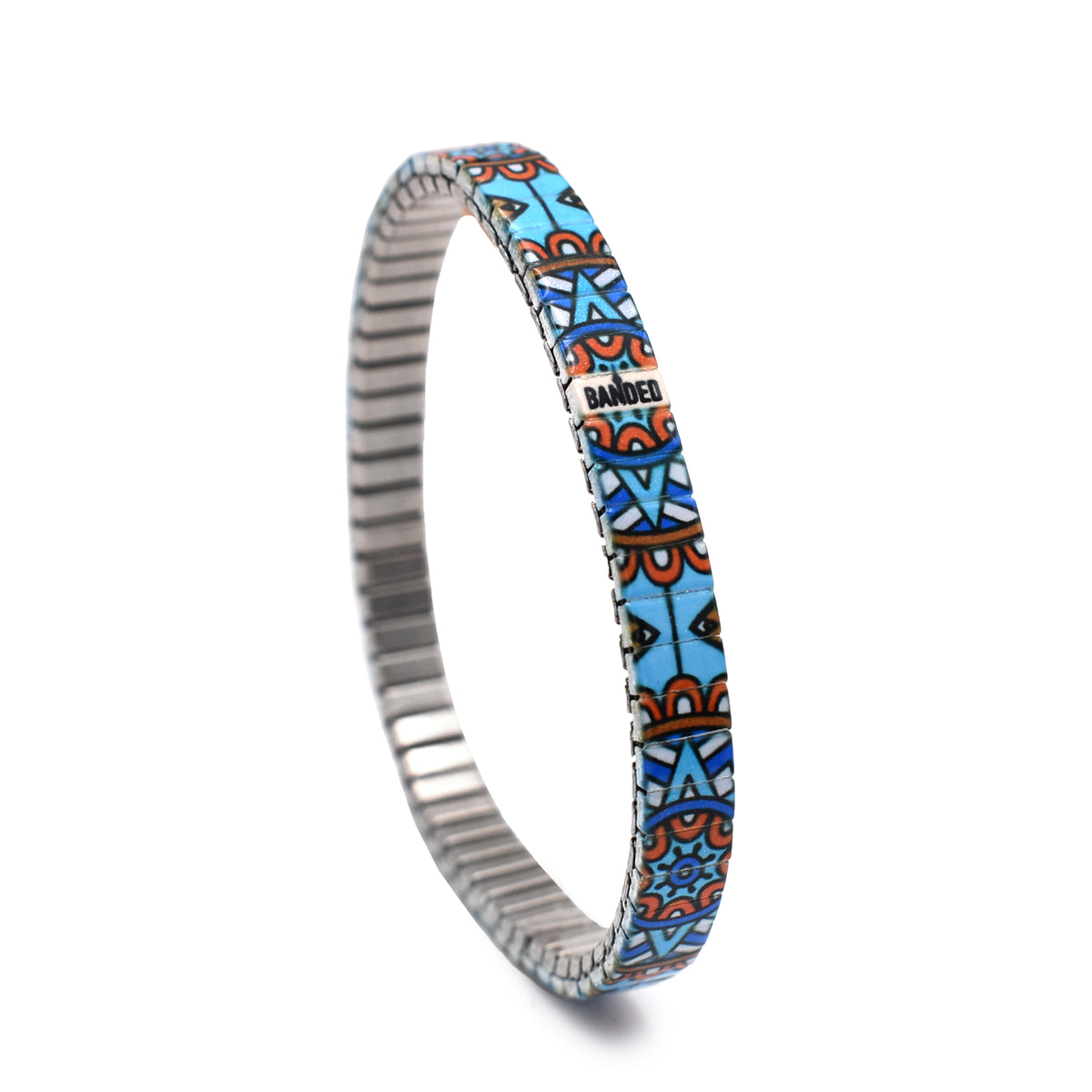 Mediterranean Tile - Mykonos - 6mm Classic Finish – Banded Bracelets
