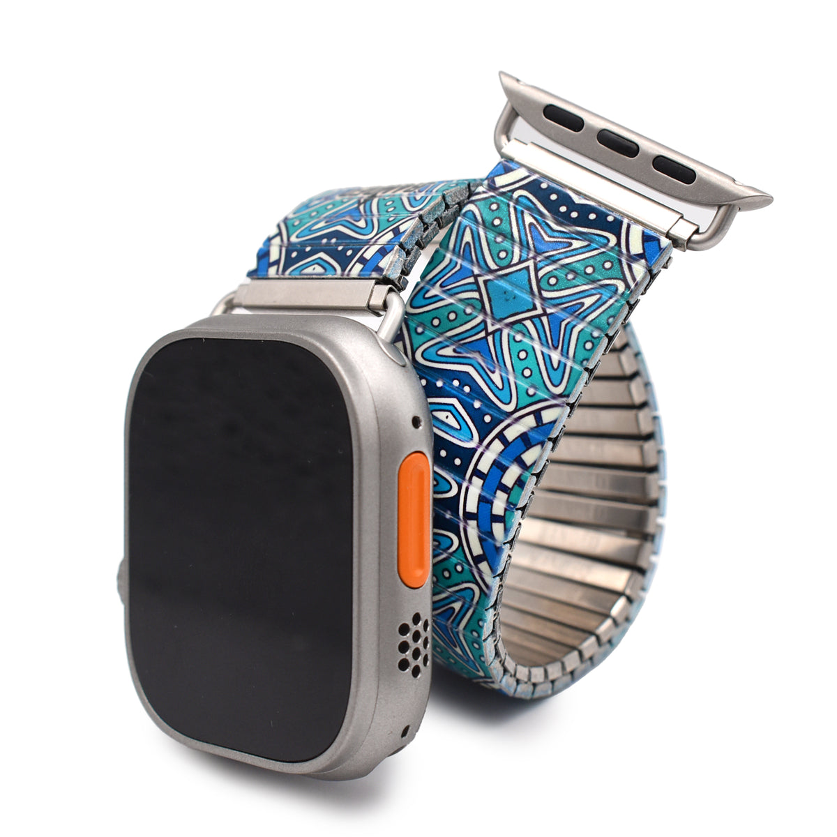Mediterranean Tile - Alexandria - Banded for Smart Watch - Classic Fin ...