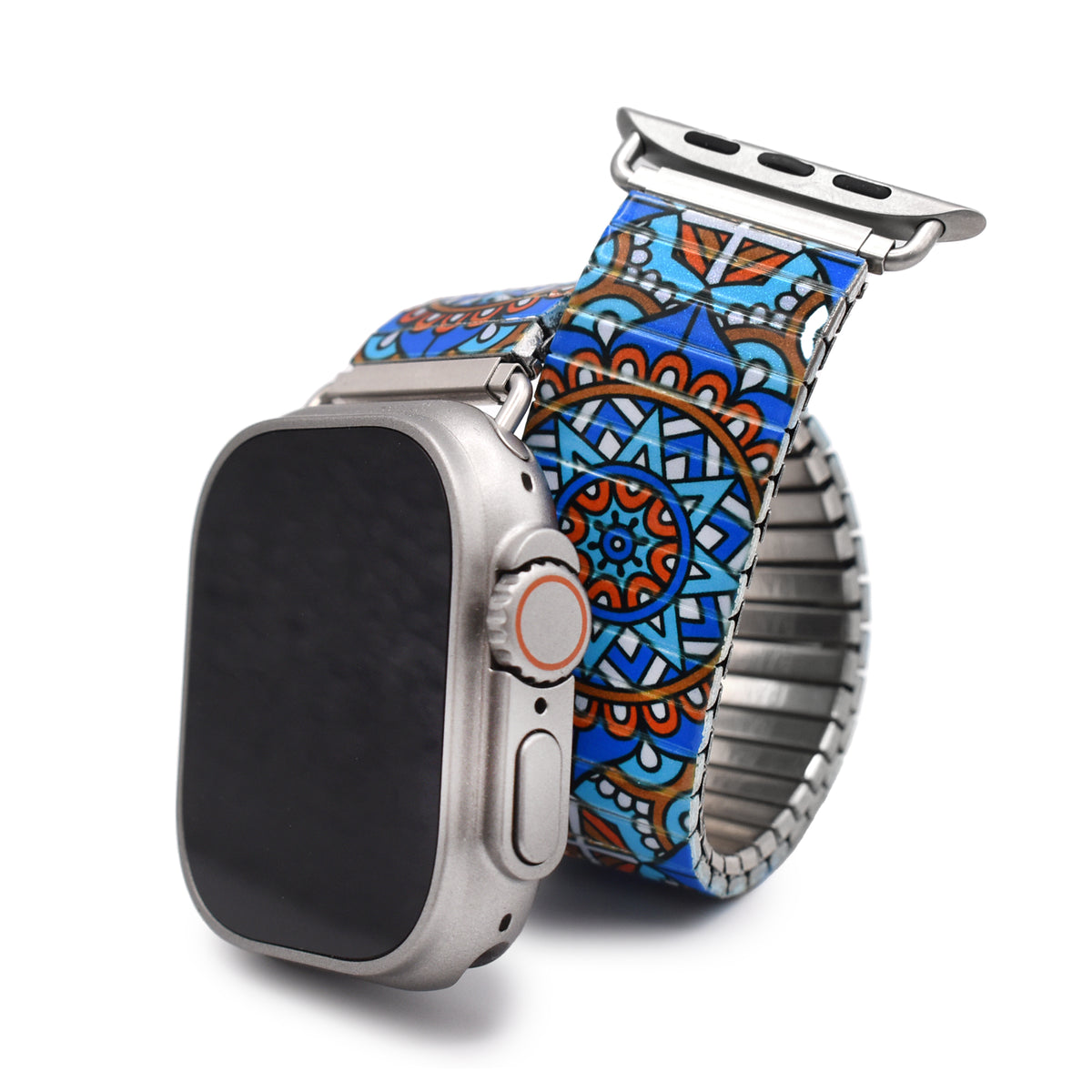 Mediterranean Tile - Mykonos - Banded for Smart Watch - Classic Finish ...