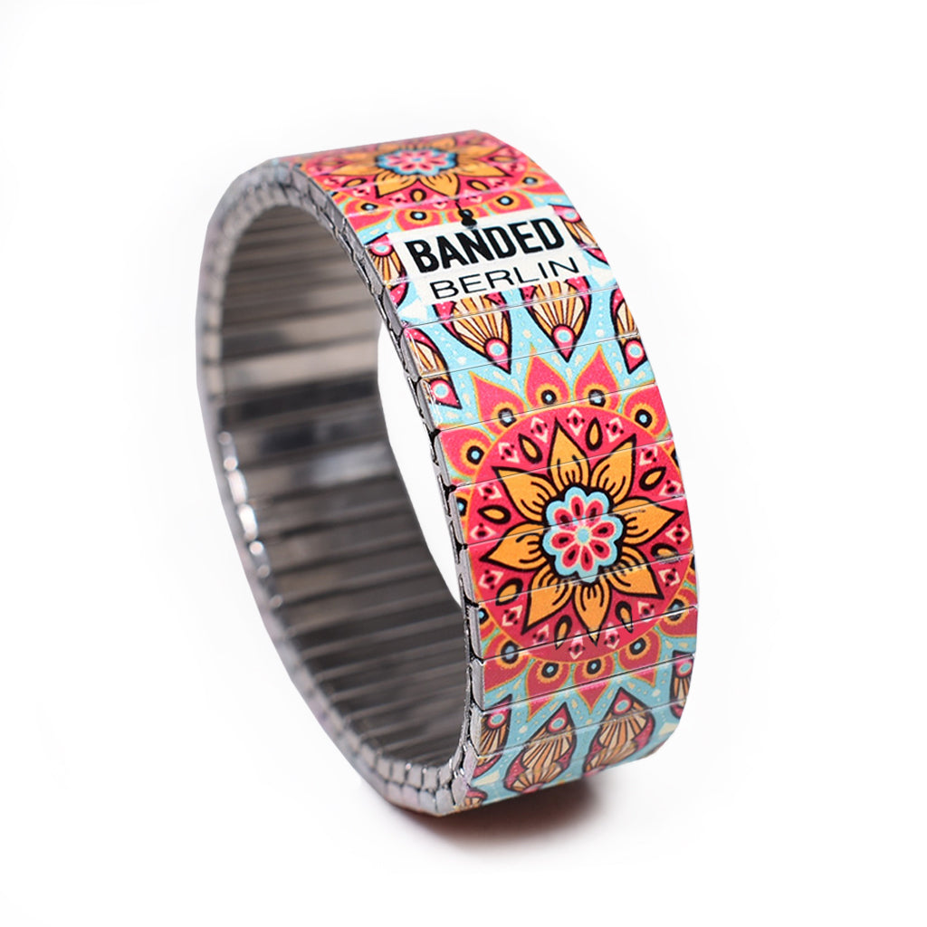 Mediterranean Tile - Valencia - 18mm Classic Finish – Banded Bracelets
